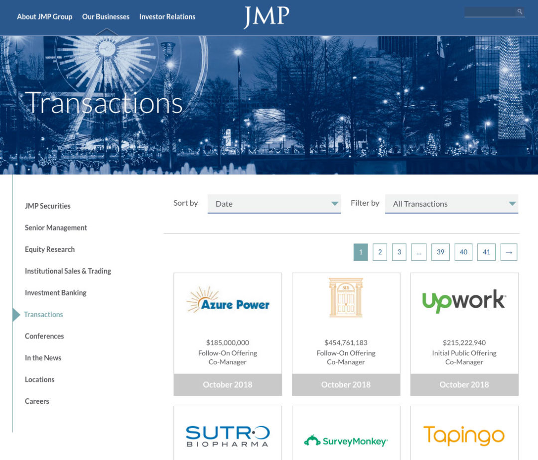 JMP Group LLC | M3iworks